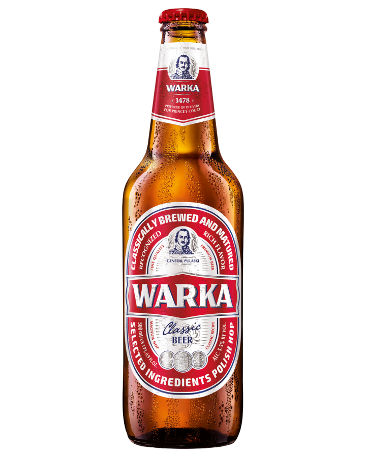 WARKA CLASSIC RED 5.2% 500ML - The Polish Club Bankstown